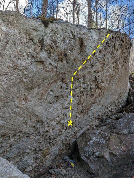 Climbing In Eight Ball Boulder The New River Gorge Region