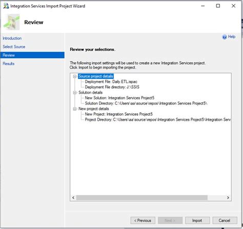 Microsoft Business Intelligence Import Ispac File Into Ssdt Project