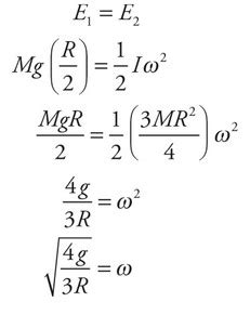 AP Physics C Mechanics Torque And Rotational Statics Exam Style Questions With Answer FRQ