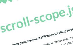親要素の影響を受けずに子要素だけを固定してスクロールさせるscroll scope js bl jp