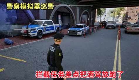 【模拟游戏猫哥】警察模拟器巡警：拦截任务差点把酒驾放跑了，临下班遇到酒驾车祸 3万粉丝3千作品游戏视频 免费在线观看 爱奇艺