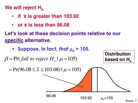 Ppt Hypothesis Testing Type Ii Error And Power Powerpoint