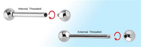 Internal Threading Vs External Threading Body Jewelry Salamander Jewelry Blog