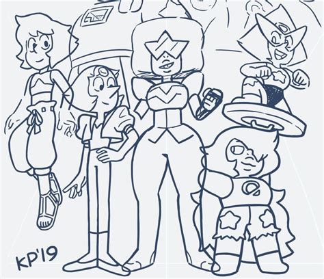 How To Draw The Crystal Gems From Steven Universe