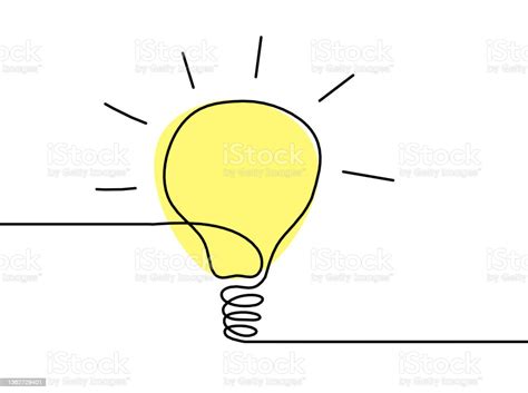 흰색 배경에 선 그리기로 추상색 전구 0명에 대한 스톡 벡터 아트 및 기타 이미지 0명 개념 경제 Istock