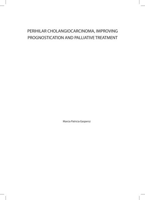 Pdf Perihilar Cholangiocarcinoma Improving … Dokumen Tips
