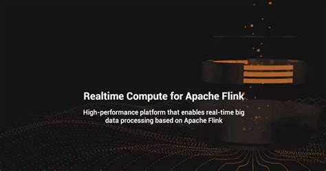 Realtime Compute For Apache Flink Alibaba Cloud