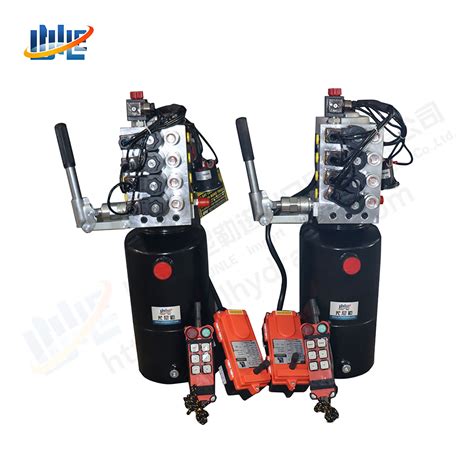 Customized Remote Wireless Remote Control Very Quiet High Efficiency Gear Pump Hydraulic Unit