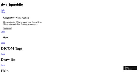 dwv examples codesandbox