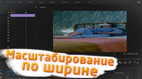 Как сделать Масштабирование по ширине в Premiere Pro Youtube