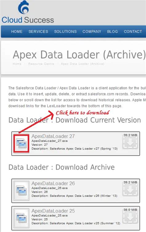 Link To Download Apex Data Loader Without Login Infallibletechie