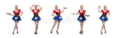 German Girl In Traditional Festival Clothing Stock Image Image Of