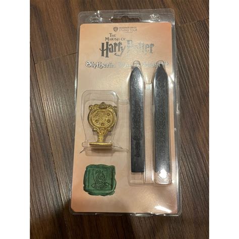 全新 正版 現貨 官方 英國倫敦片場帶回 哈利波特 封蠟 印章 史萊哲林 蛇院 馬份 斯萊特林 霍格華茲 義大利製 出清 蝦皮購物