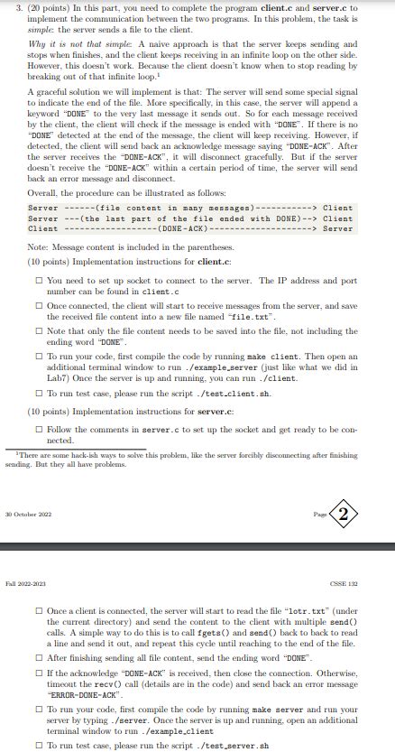 Solved Points In This Part You Need To Complete The Chegg Com