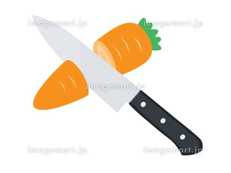 カットされた人参のイラスト 135821932 イメージマート