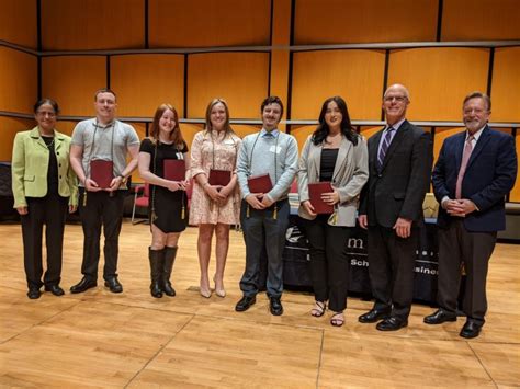 At A Ceremony On April 21st The Bertolon School Of Business Presented Deans Awards To The