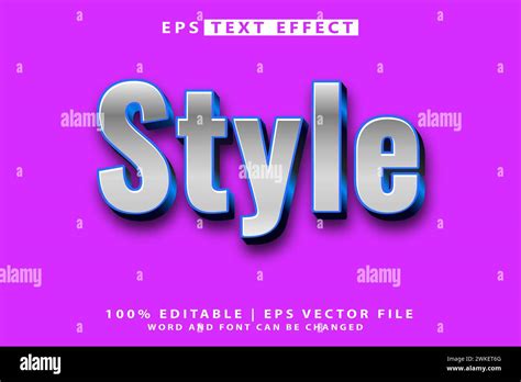 Style Editable Text Effect Vector Stock Vector Image And Art Alamy