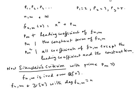 solved x n − a ∈ q x a ∈ q m ≥ 1 defined as the largest factor of n