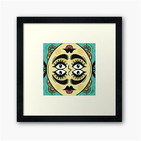 Four Eyed Girl Framed Art Print For Sale By Hoda Hefzy Art Prints