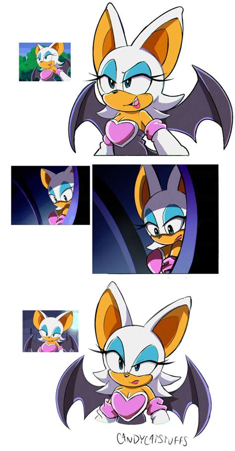 Rouge Sonic X Screenshot Redraws By Candycatstuffs On Deviantart