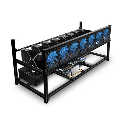 Kingwin 8 Gpu Miner Rig Case Frame Premium Stackable Aluminum Desertcart India