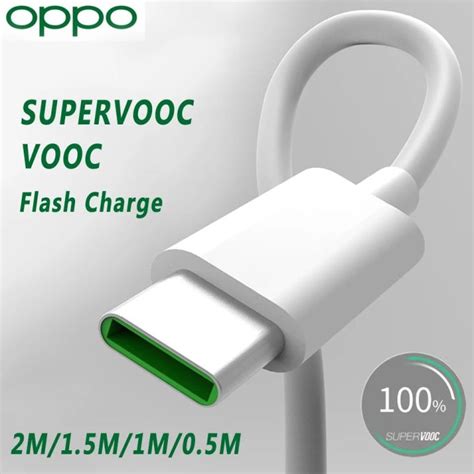 Original Oppo Usb Type C Cable Supervooc Vooc Fast Charging Data Cable Reno Pro G