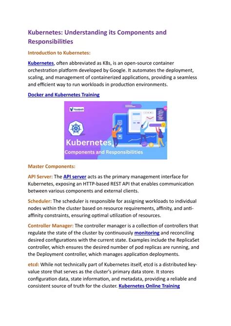 Ppt Kubernetes Online Training Docker And Kubernetes Training