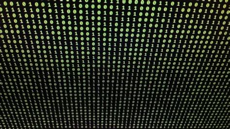 Binary Code Background Animation Binary Stock Video Pond