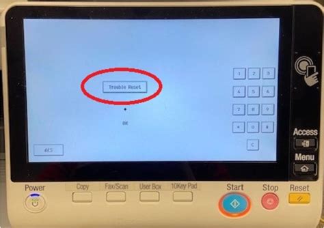 How To Trouble Reset The Machine Konica Minolta Assist