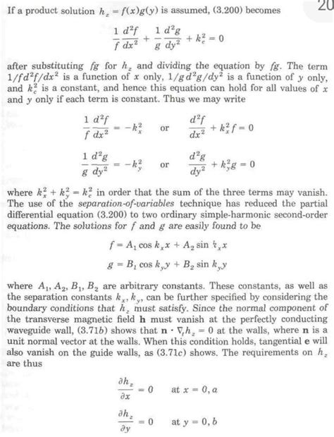 Rf Magnetic Field Expression In A Rectangular Waveguide Electrical