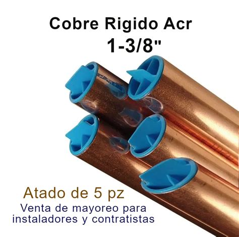 tubo de cobre rígido 1 3 8 acr hvac