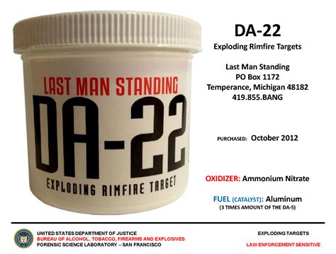 U Les Atf Chemical Analysis Of Exploding Targets Public Intelligence