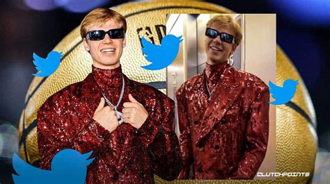 Nba Draft Gradey Dicks Must See Sparkling Red Suit Has Twitter Losing It