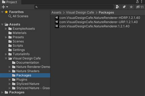 Nature Renderer Package Location In Project