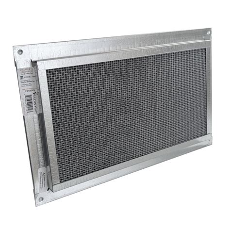Vulcan Vent 14x8in Fire Resistant Galvanized Foundation Soffit Stucco