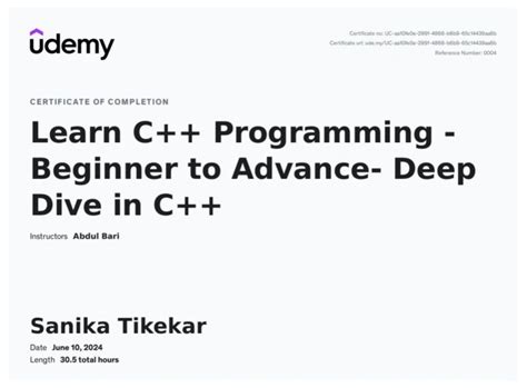 Sanika Tikekar On Linkedin I Am Happy To Share That I Have Completed My Udemy Certification C