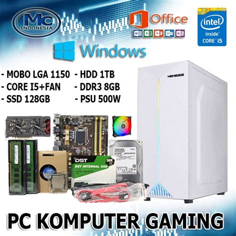 Jual Pc Rakitan Komputer Gaming Shopee Indonesia