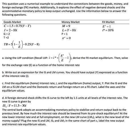 This Question Uses A Numerical Example To Understand