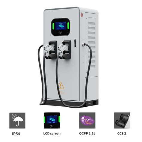 120kw Dc Ev Charger Ccs2 Gbt Dual Guns Charging Pile Electric Vehicle