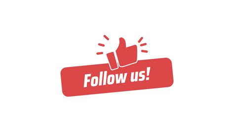 hit the follow button pngs for free download
