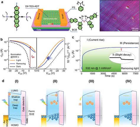 A Schematics Of The Ofet On The Bcb‐coated Sio2si Substrate Where Download Scientific