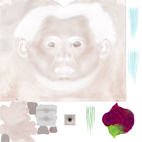 How Do I Fix The Hair Textures For This Model R Unity3d