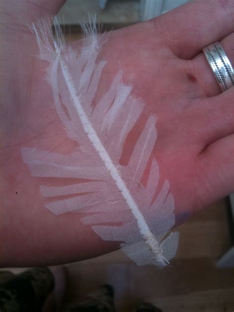 Beth James Experimenting With Making Feathers
