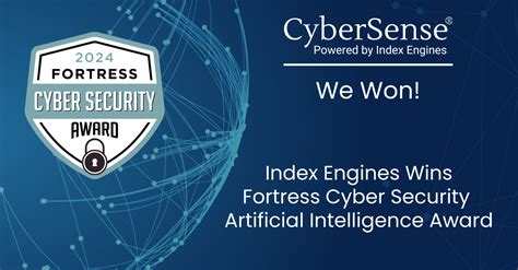 Index Engines Cybersense Honored For Its Artificial Intelligence With