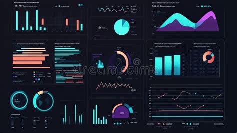 Data Visualization Dashboard Stock Illustration Illustration Of Interface Presentation 330977502
