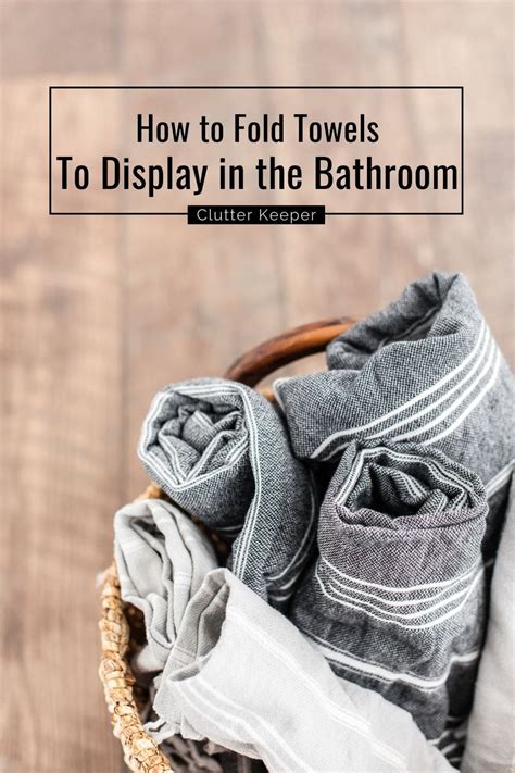 Fold Towels For Display