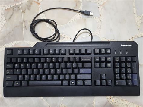 Lenovo Keyboard USB Computers Tech Parts Accessories Computer Keyboard On Carousell