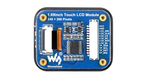 1 69inch LCD TouchScreen Display 240280 ST7789 For Arduino Raspberry Pi ESP32S3 Pico STM32