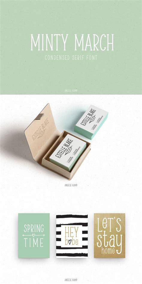 Minty March Handwritten Serif Font By Angèle Kamp