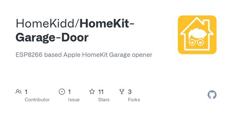 GitHub HomeKidd HomeKit Garage Door ESP Based Apple HomeKit Garage Opener